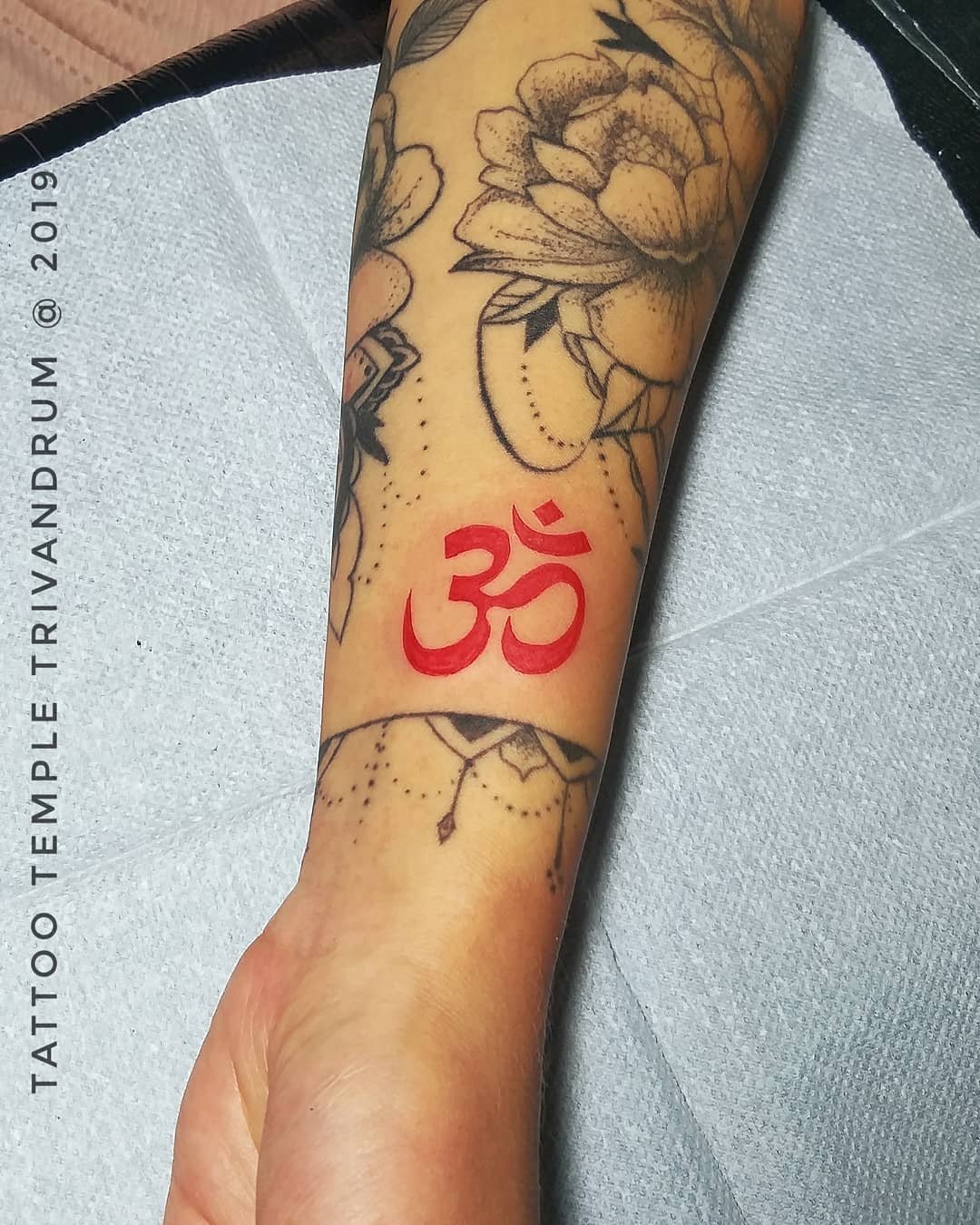 15 ॐ Om Tattoo Designs Ideas for Forearms - Part 01