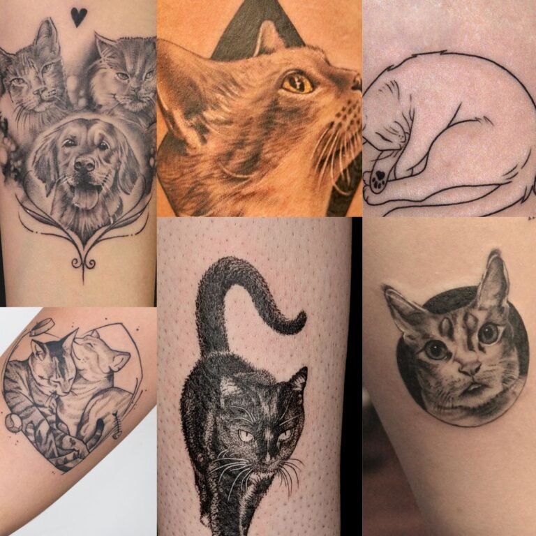 20 Unique Cat Tattoo Design Ideas for Men and Women