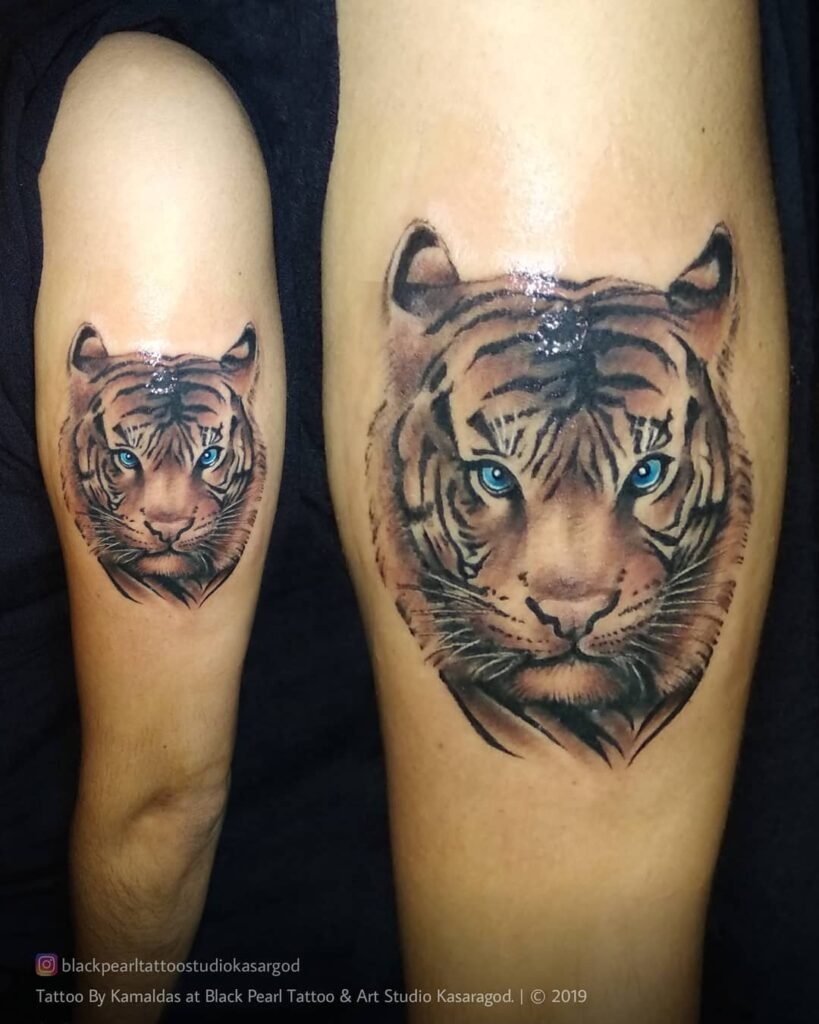 Tiger face tattoo designs - Bronctattooaus.com